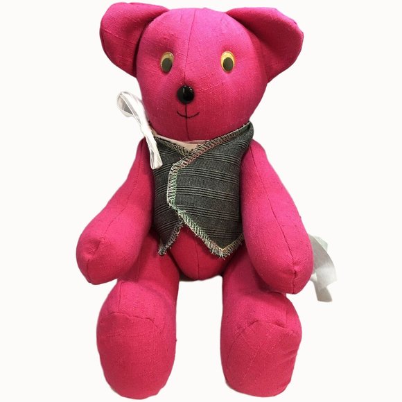 Virginia Bundy | Toys | Handmade Virginia Bundy Teddy Bear Pink 4 Cloth ...